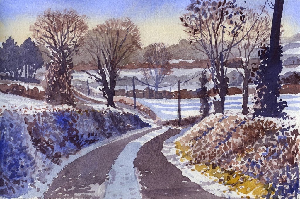 Gilly Marklew watercolour artist and tutor: REFERENCE FOR FROSTY TREES ...