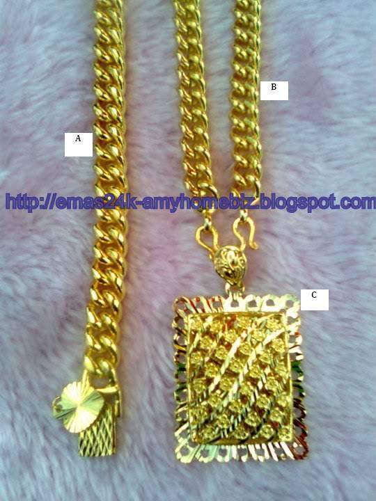 Emas Sadur 24K: KOLEKSI RANTAI LEHER