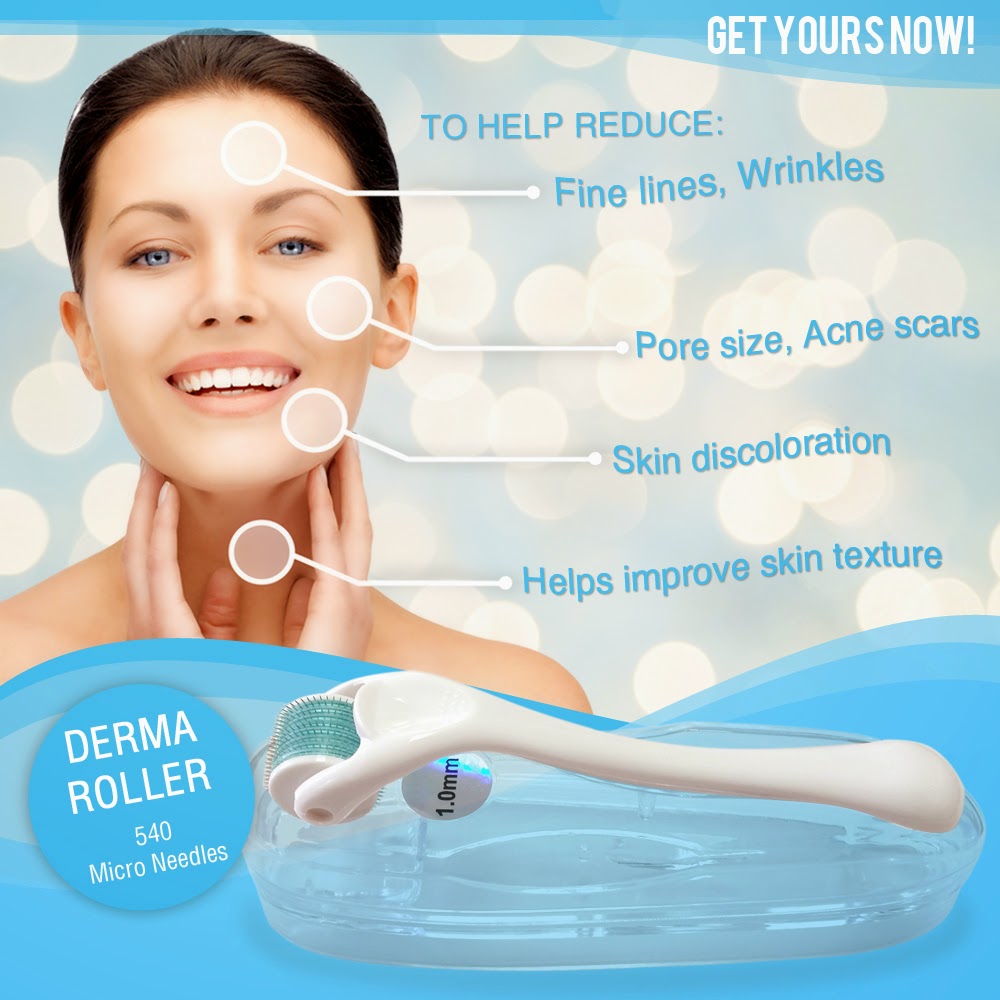 Oma Loves U!: 1.00mm 540 Needles Derma Roller by Petunia Skincare ...