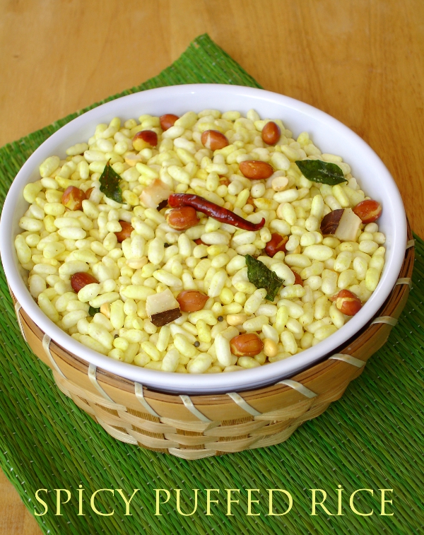 Veggie Platter: Masala Borugulu / Spicy Puffed Rice