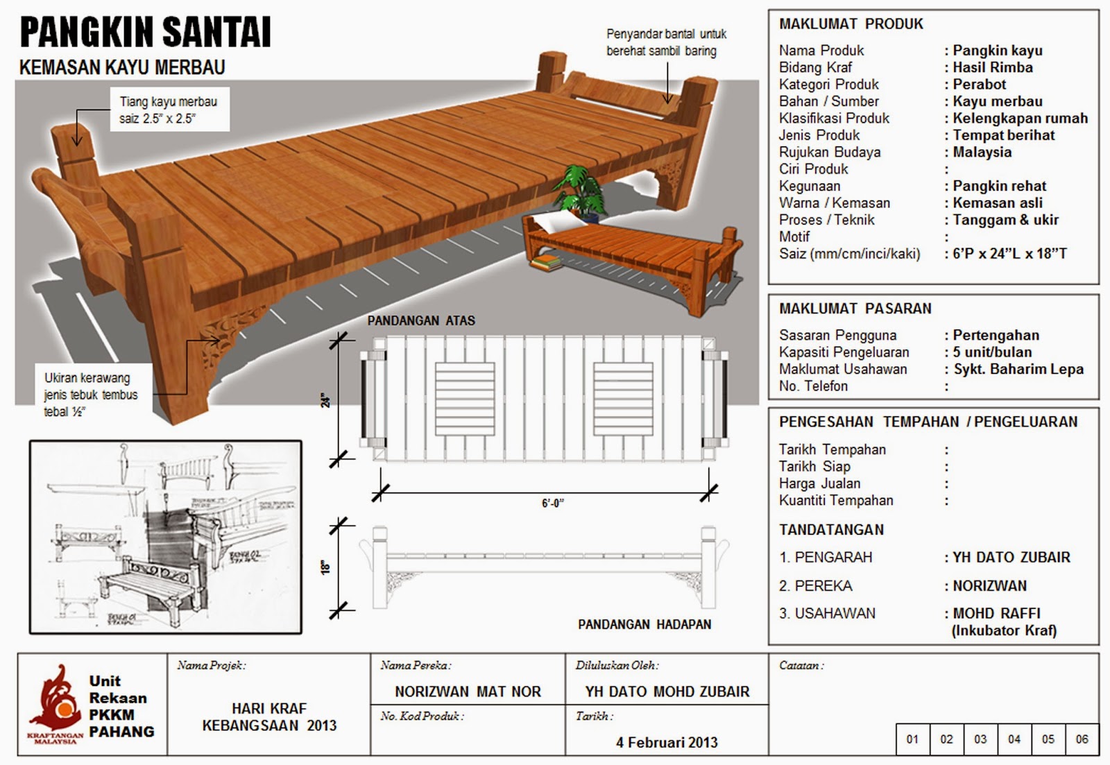 KRAFTANGAN MALAYSIA CAWANGAN PAHANG: Pusat Inkubator Kraf Temerloh
