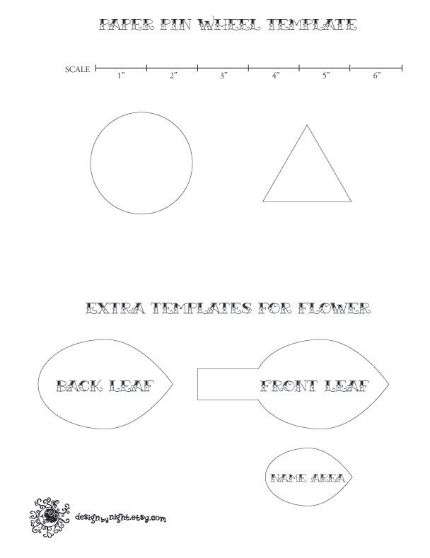 baltimore etsy street team: Paper Wheel Accessory Tutorial