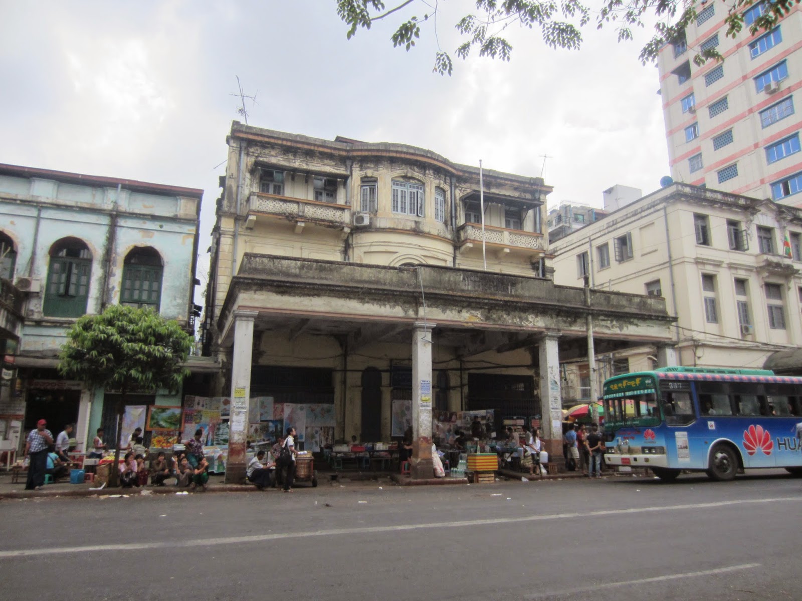 Colonial Buildings in Yangon - A Walking Tour