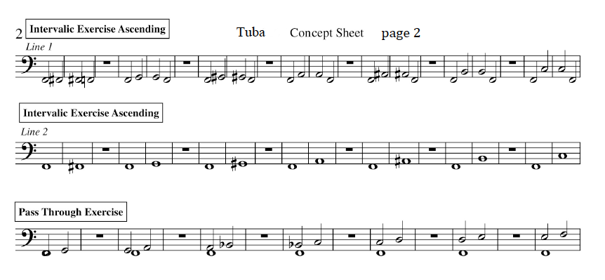 More Binder Stuff - Tuba (freebies)