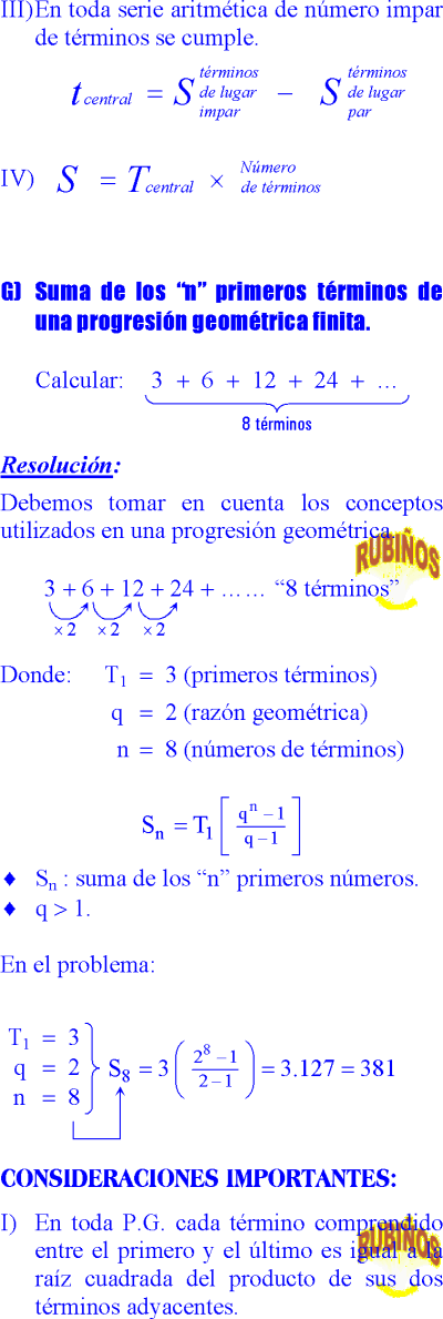 SUMATORIAS EJERCICIOS RESUELTOS
