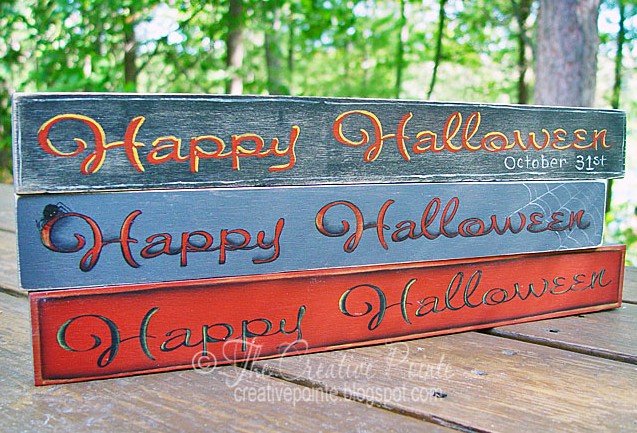 The Creative Pointe: Happy Halloween Signs