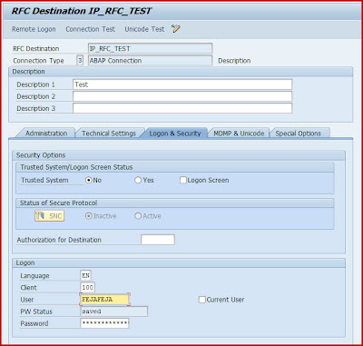 SAP ABAP programming - Simplified: Debug RFC function module