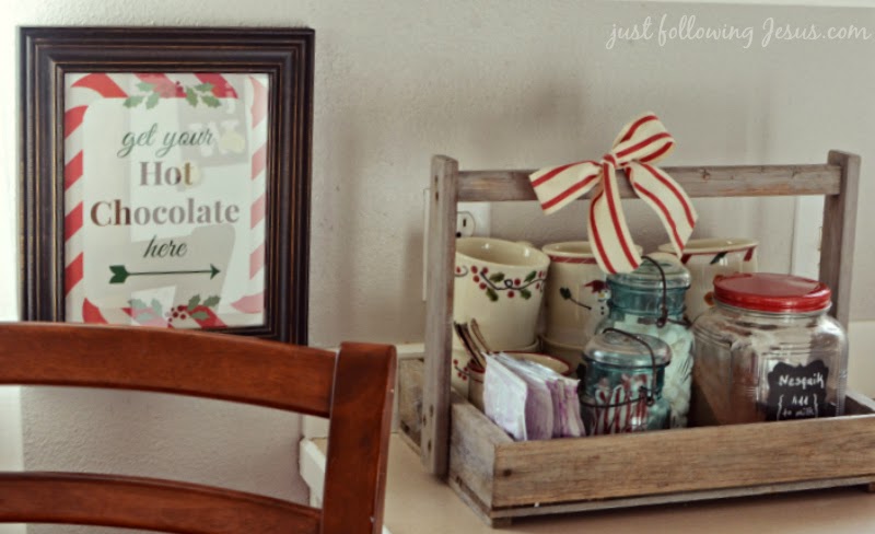 Just following Jesus in my real life...: Hot Chocolate Station - free ...