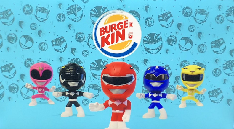 Burger King terá brinquedos de Power Rangers