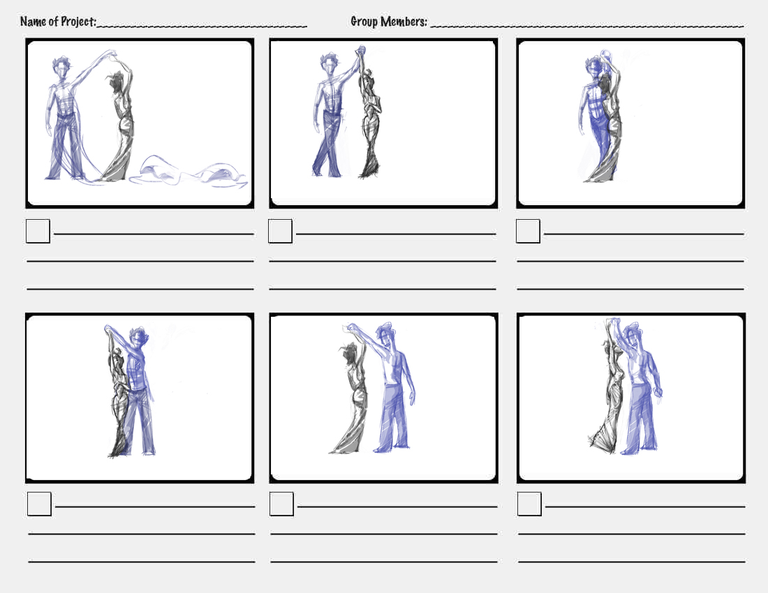 Dancing Nina: New Storyboard and Animatic!