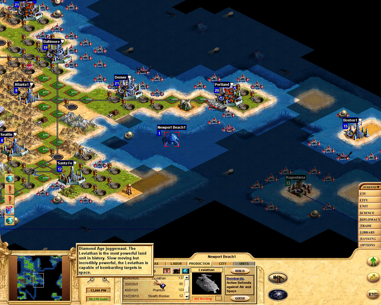The Best Games Ever: Civilization: Call to Power - Screenshots Walthrough