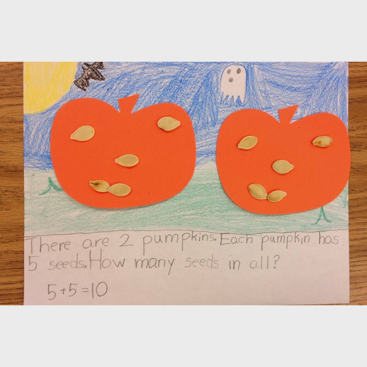 Simply Second Grade: Hello, October! Pumpkin Fun + a FREEBIE