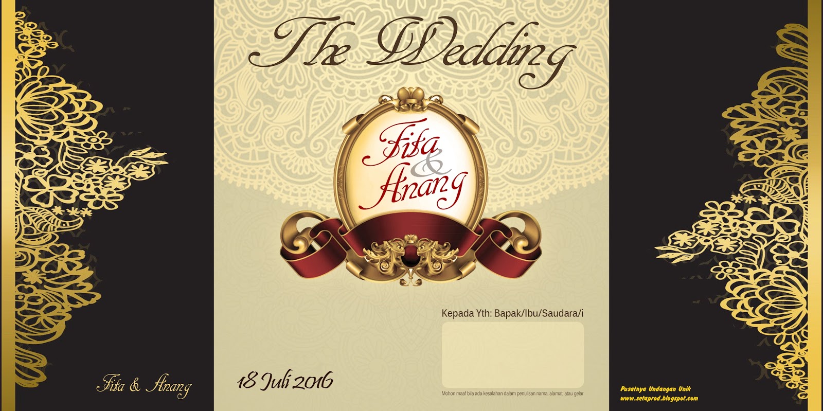 Nirwana Digital Print: Undangan Full Colour Klasik Harga Murah