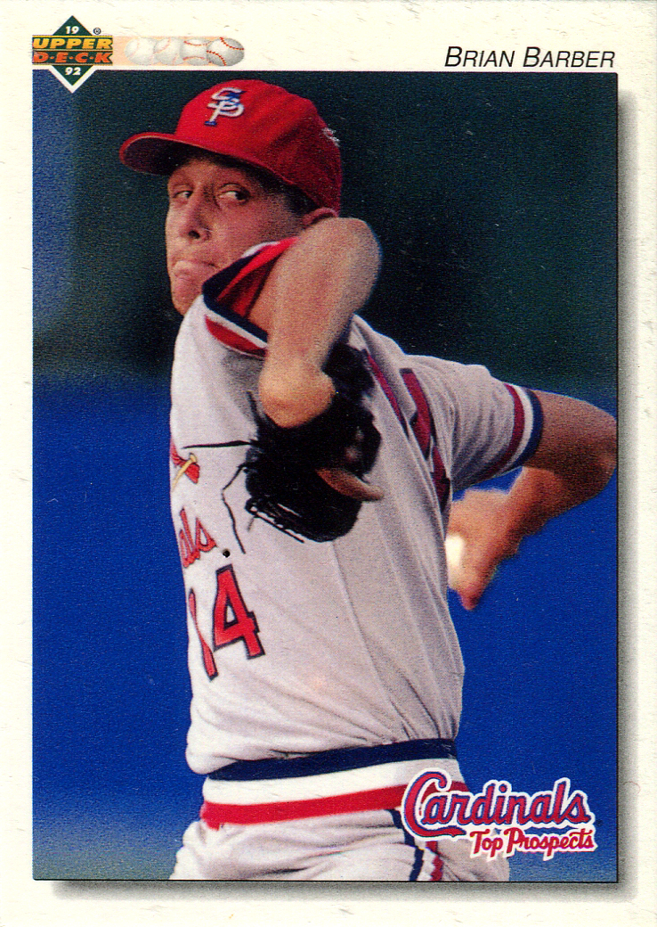 Junk Wax Prospector - Brian Barber - St. Louis Cardnials