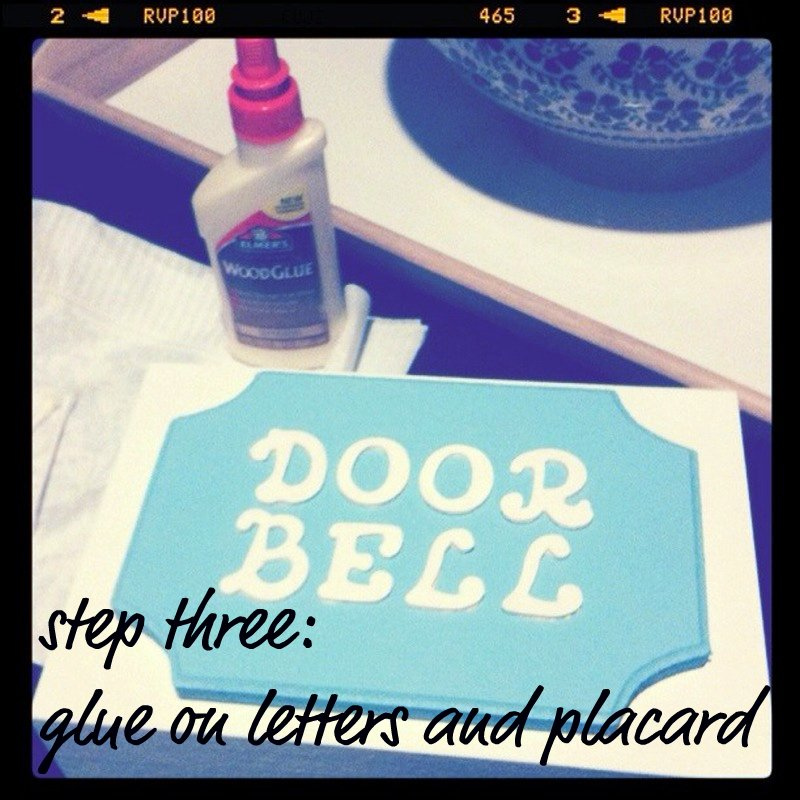 Small Town Chic: DIY doorbell cover