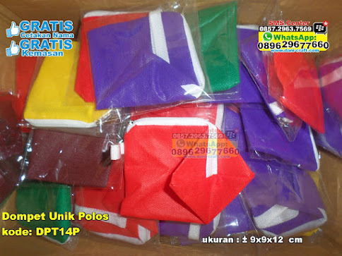 Souvenir Dompet Unik kain Furing / Spunbond | Souvenir Pernikahan
