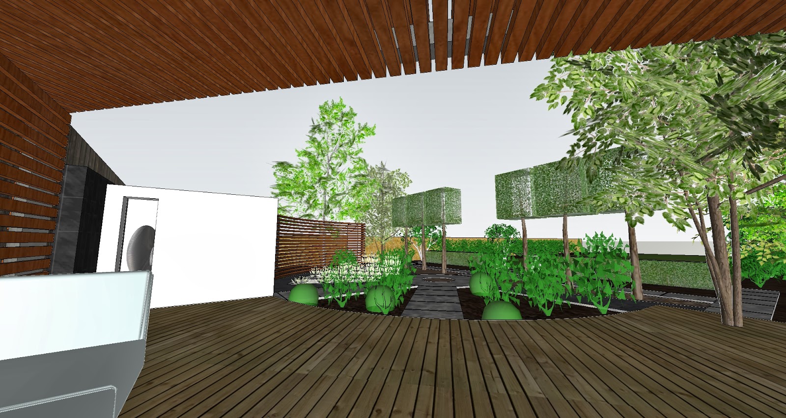 Garden Design Visualisation with Custom Texture Maps | Studio 425