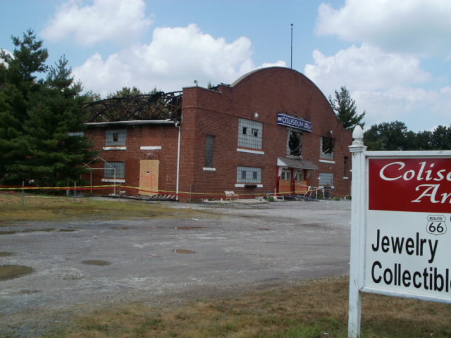 Dianes World: Historical Landmark Coliseum Ballroom destroyed by fire.