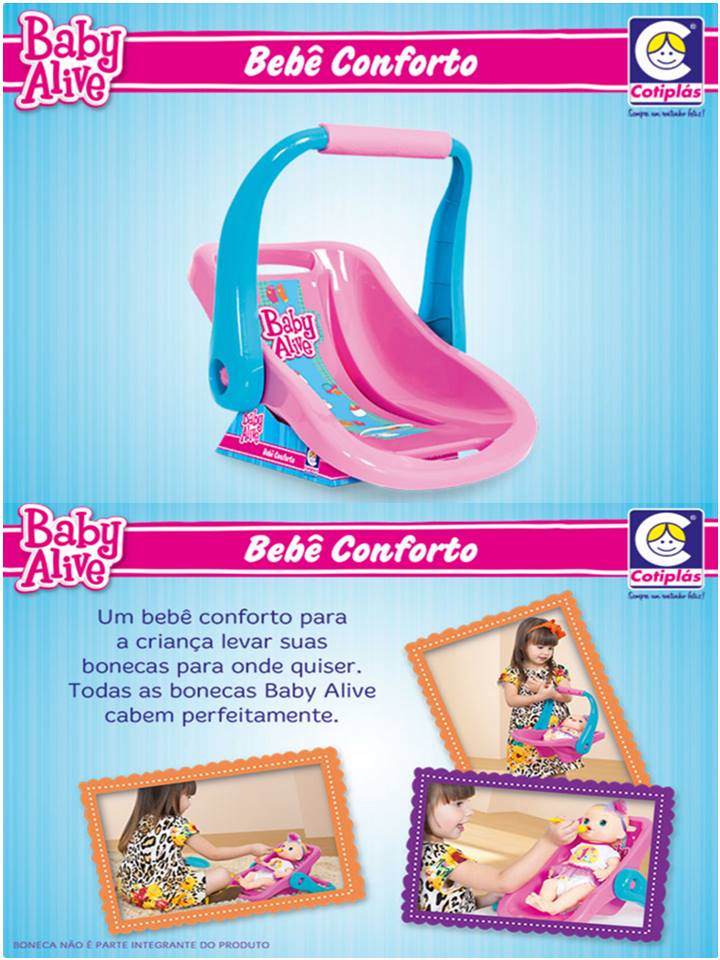 Como vida de boneca: Novos acessórios das Babys alives.