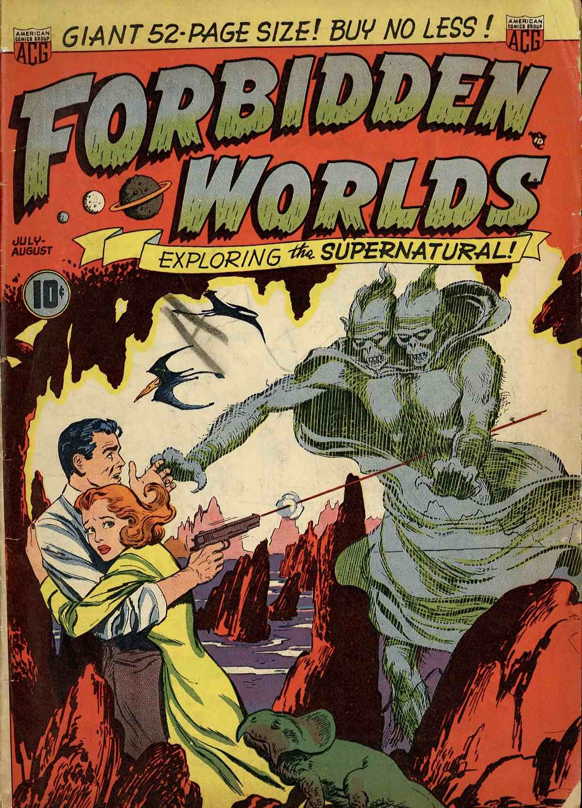 The Warrior's Comic Book Den: Forbidden Worlds #1: "Demon of ...