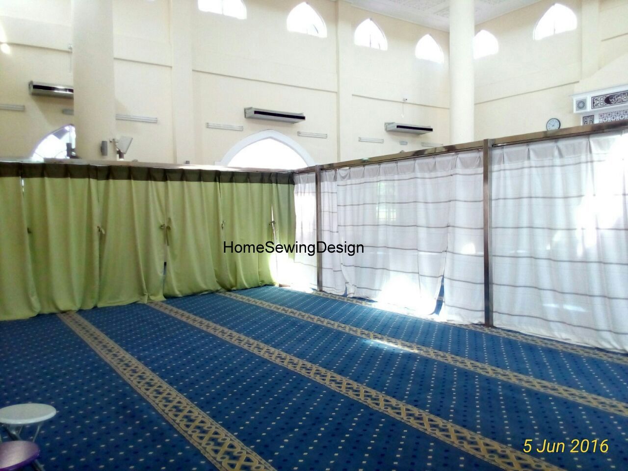HomeSewingDesign: Tirai Masjid Alam Impian