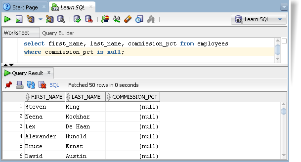 SQL And PL/SQL Book For Beginners: Using the ISNULL Operator in SQL
