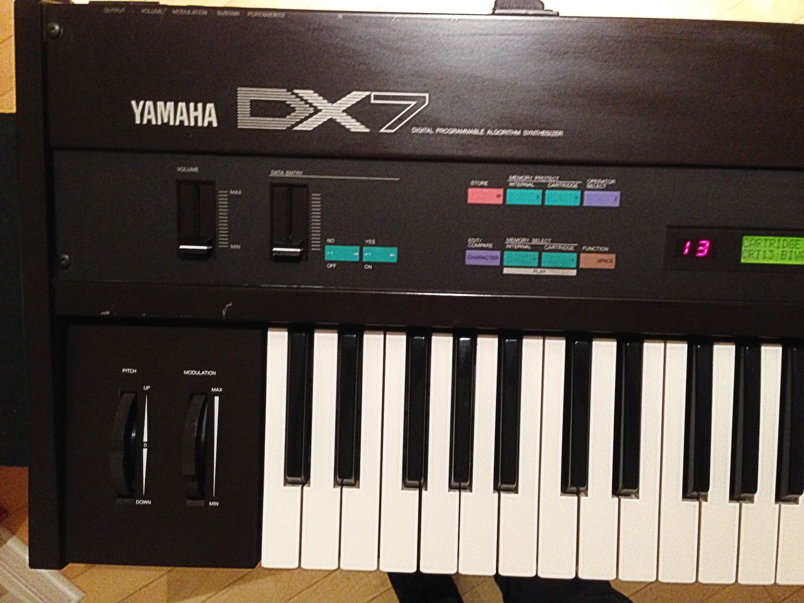 MATRIXSYNTH: Yamaha DX7 Digital Programable Algorithm Synthesizer SN ...