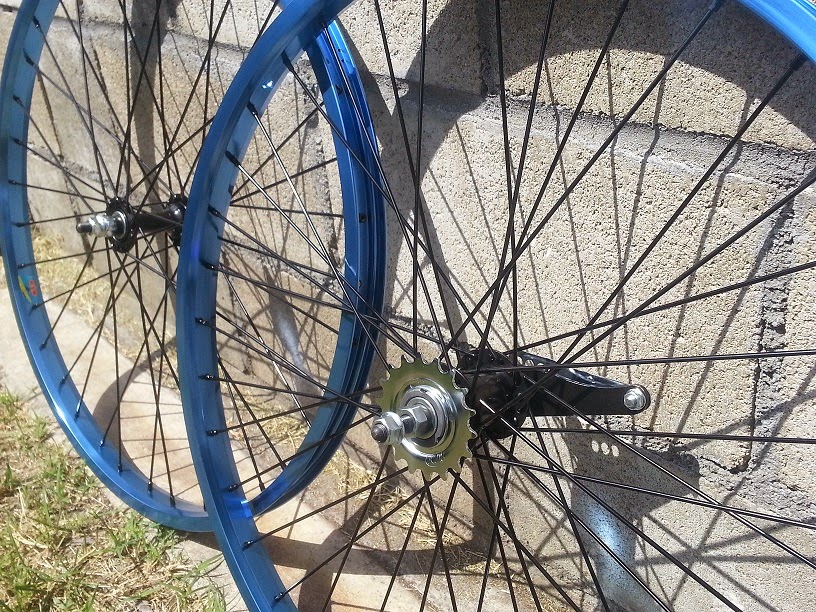 Junky Rusty Bikes Blog: Blue anodized Single speed Coaster Brake ...