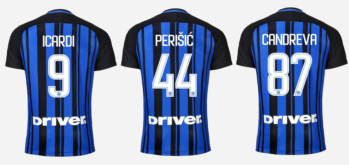 All-New Nike Inter Milan 17-18 Kit Font Released - Footy Headlines