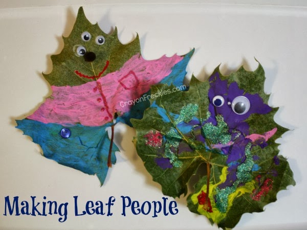 Leaf People Art Project for Preschoolers - Do Play Learn