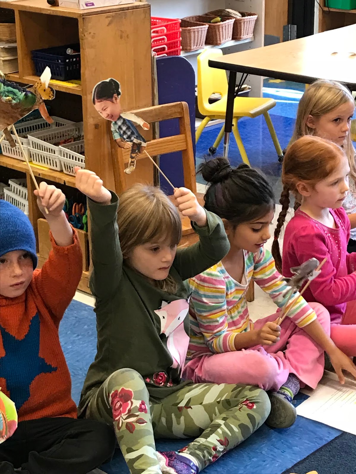 Orly's Room: 1st Grade Puppet Show