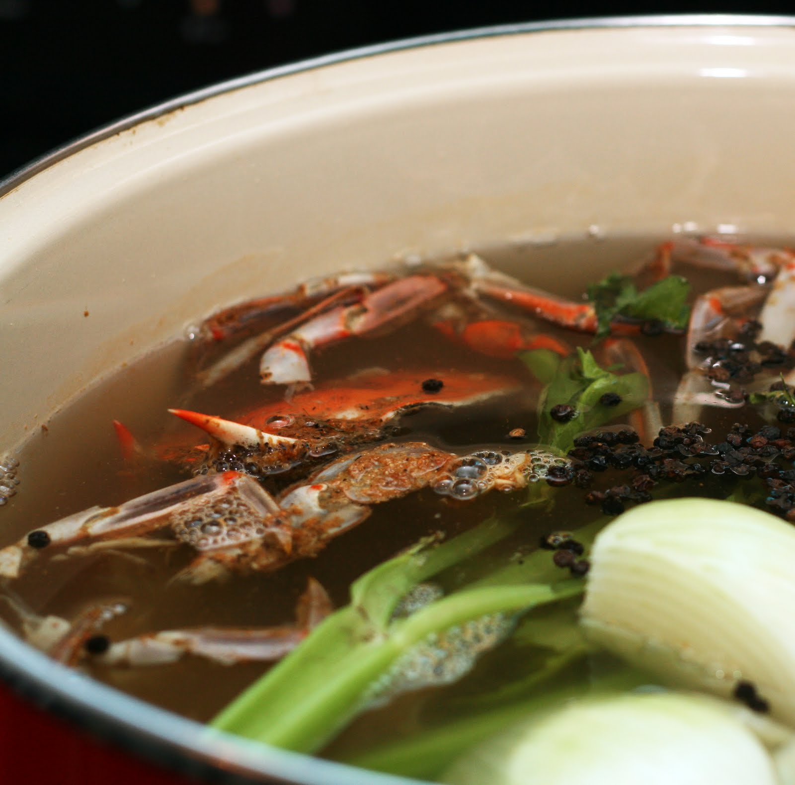 Homemade Crab Stock – Coconut & Lime