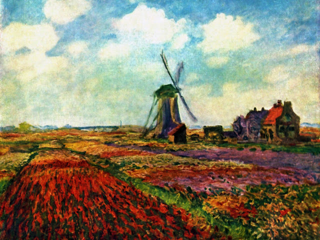 Intelliblog: ART SUNDAY - MONET'S TULIP FIELDS