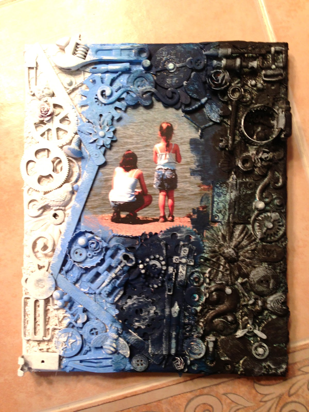 Claudine's Art Corner: My First Canvas EVER!!!!