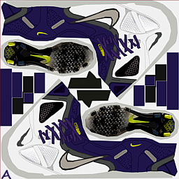 FIFA 12 Boots Editing: Nike CTR360 Maestri II - White/Silver/Purple