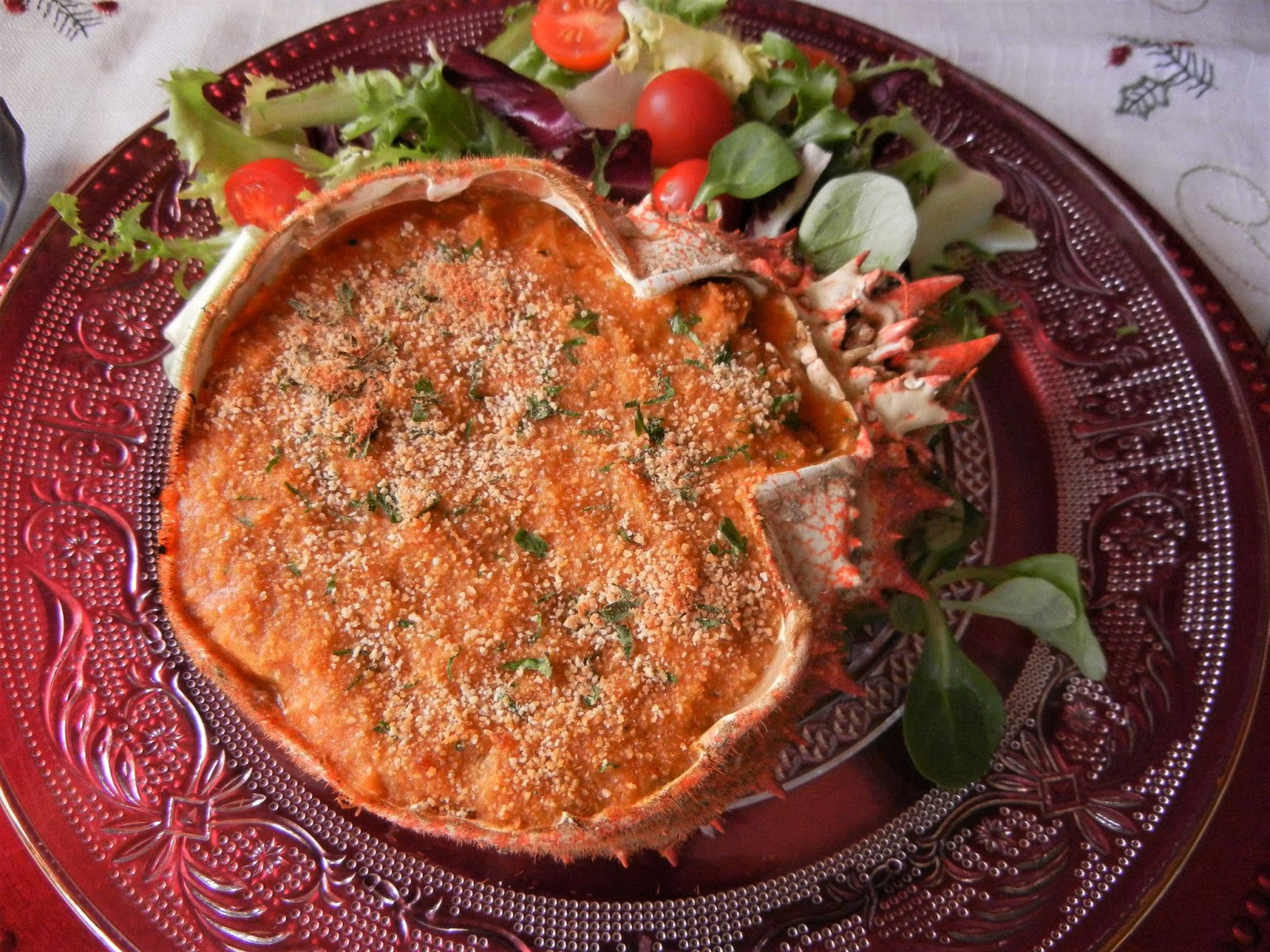 Los fogones de Alicia: CENTOLLO GRATINADO