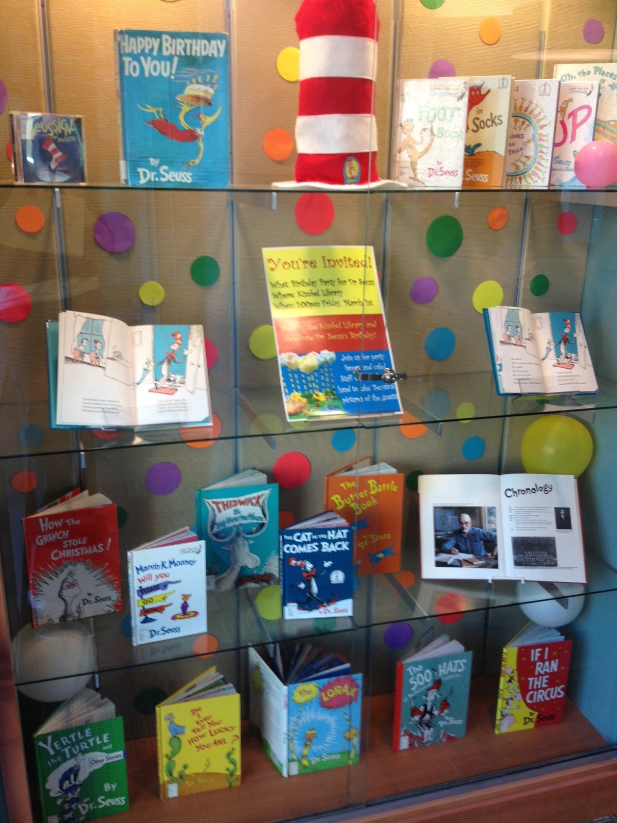 News from Kimbel Library: Cake! Library to Celebrate Dr. Seuss