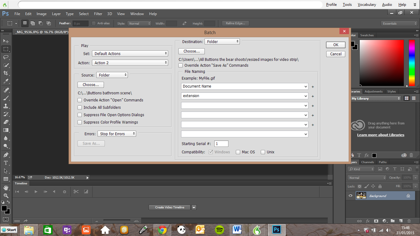 Aliceprojectblog: How to create Actions and Batch Actions in Photoshop