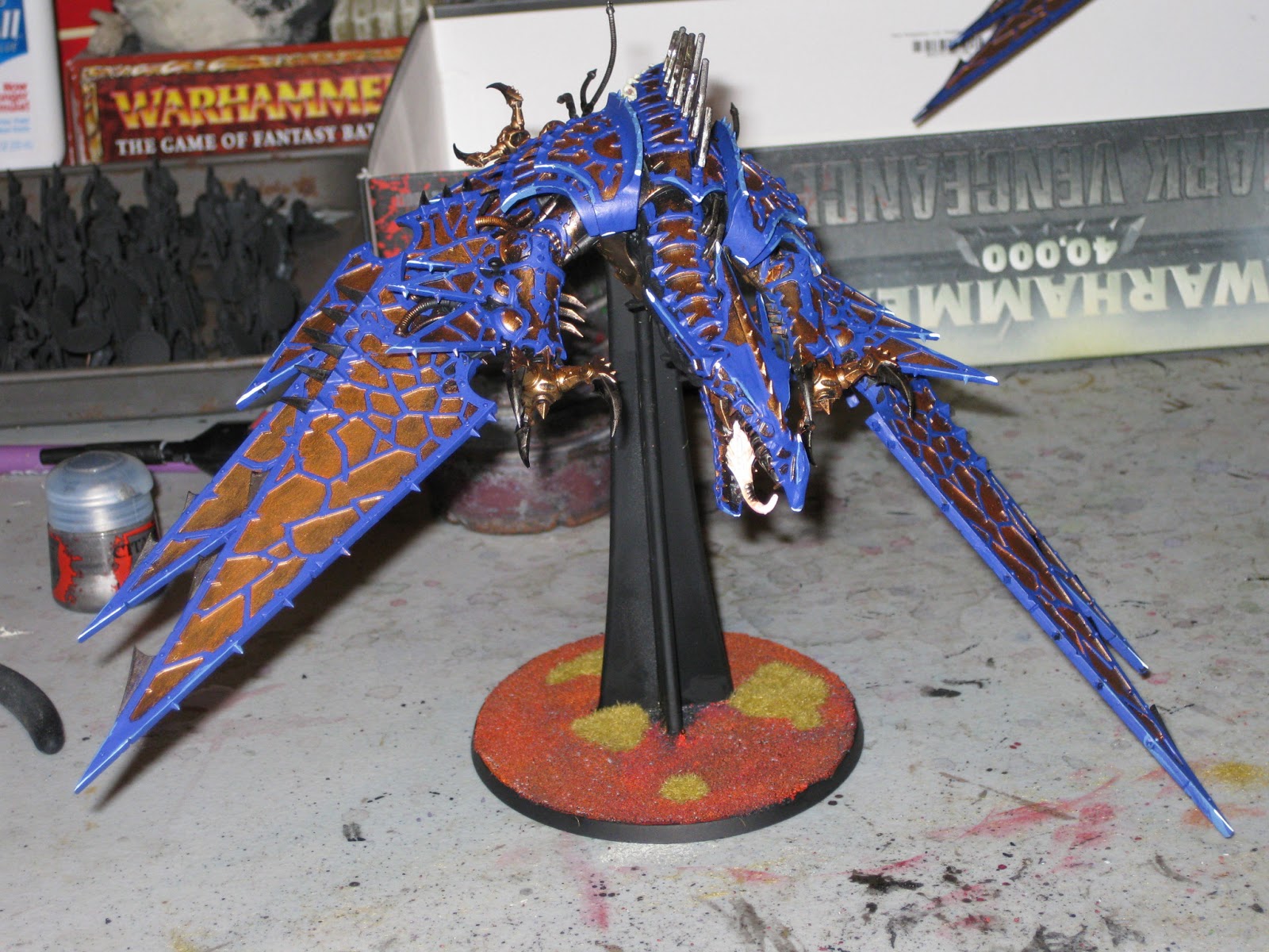 Wargaming Chaos: Heldrake #2 Painted Plus Anima Tactics