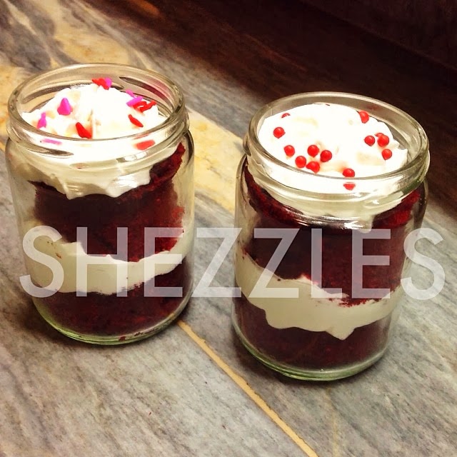 SHEZZLES | Cakes and Pastries: Red Velvet in Jars