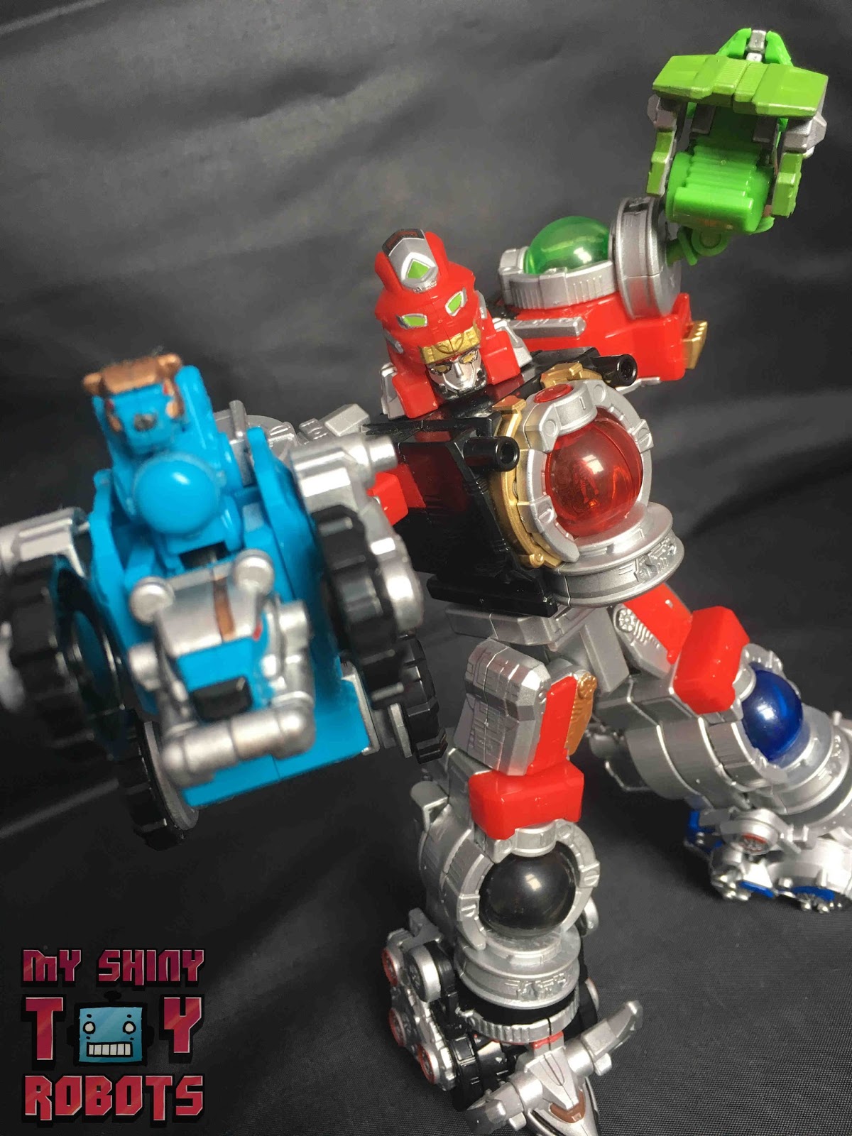 My Shiny Toy Robots: Toybox REVIEW: Uchu Sentai Kyuranger Minipla RyuTeiOh