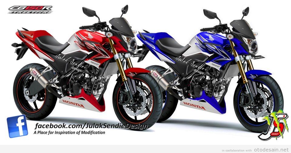 Modifikasi CB150R Velg Jari Jari Fairing
