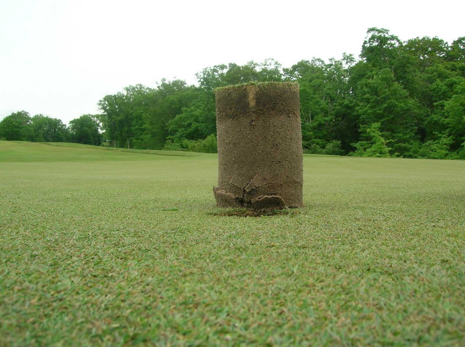 RiverCrest Golf Club Grounds: Conditioning the soil