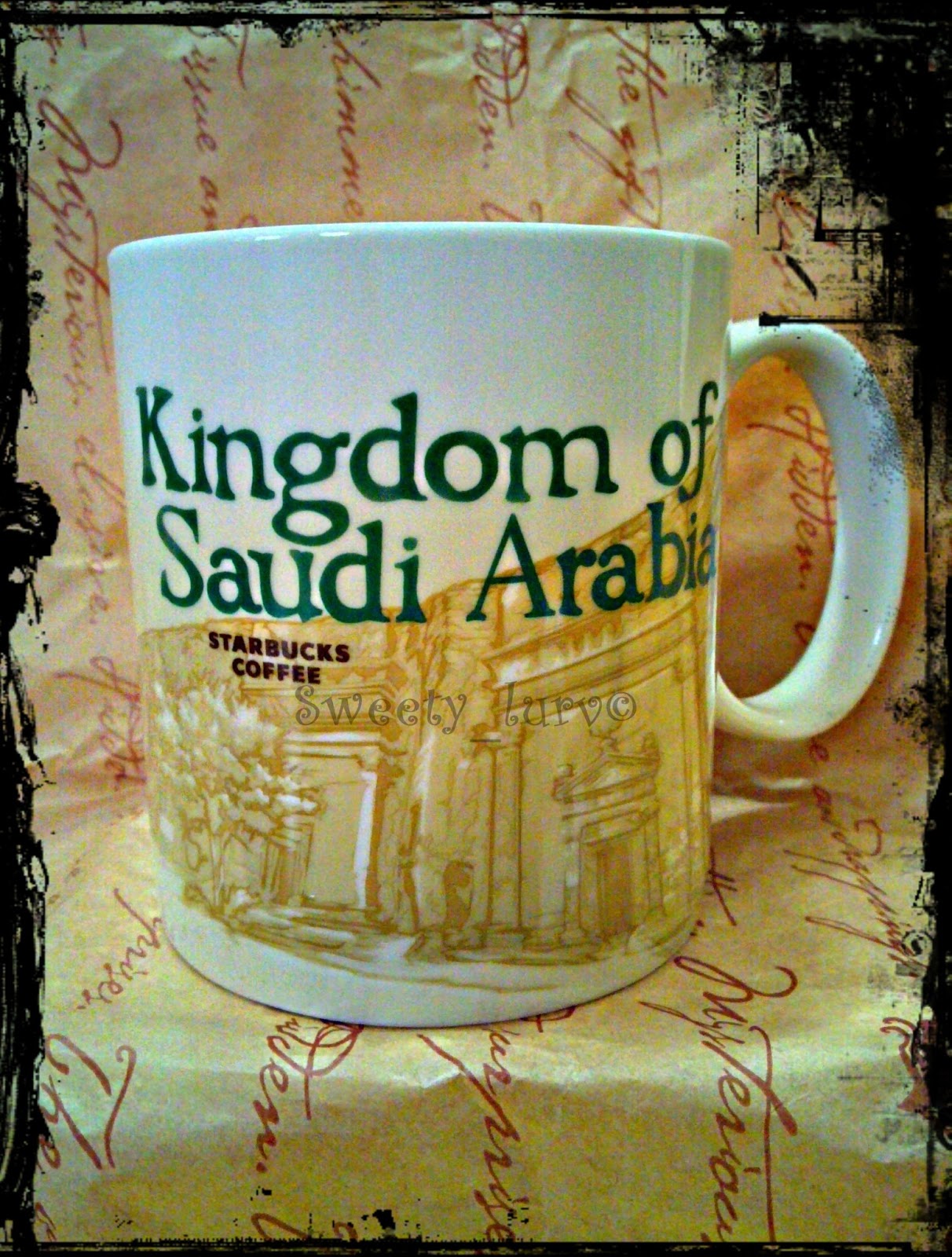 A Part Of Me: My Starbucks Kingdom Of Saudi Arabia Global Icon Mug