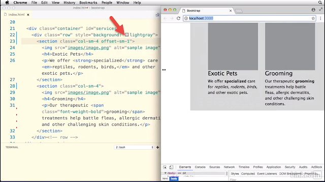 Dimensi TutupBotol: Ringkasan Column Offset di Bootstrap
