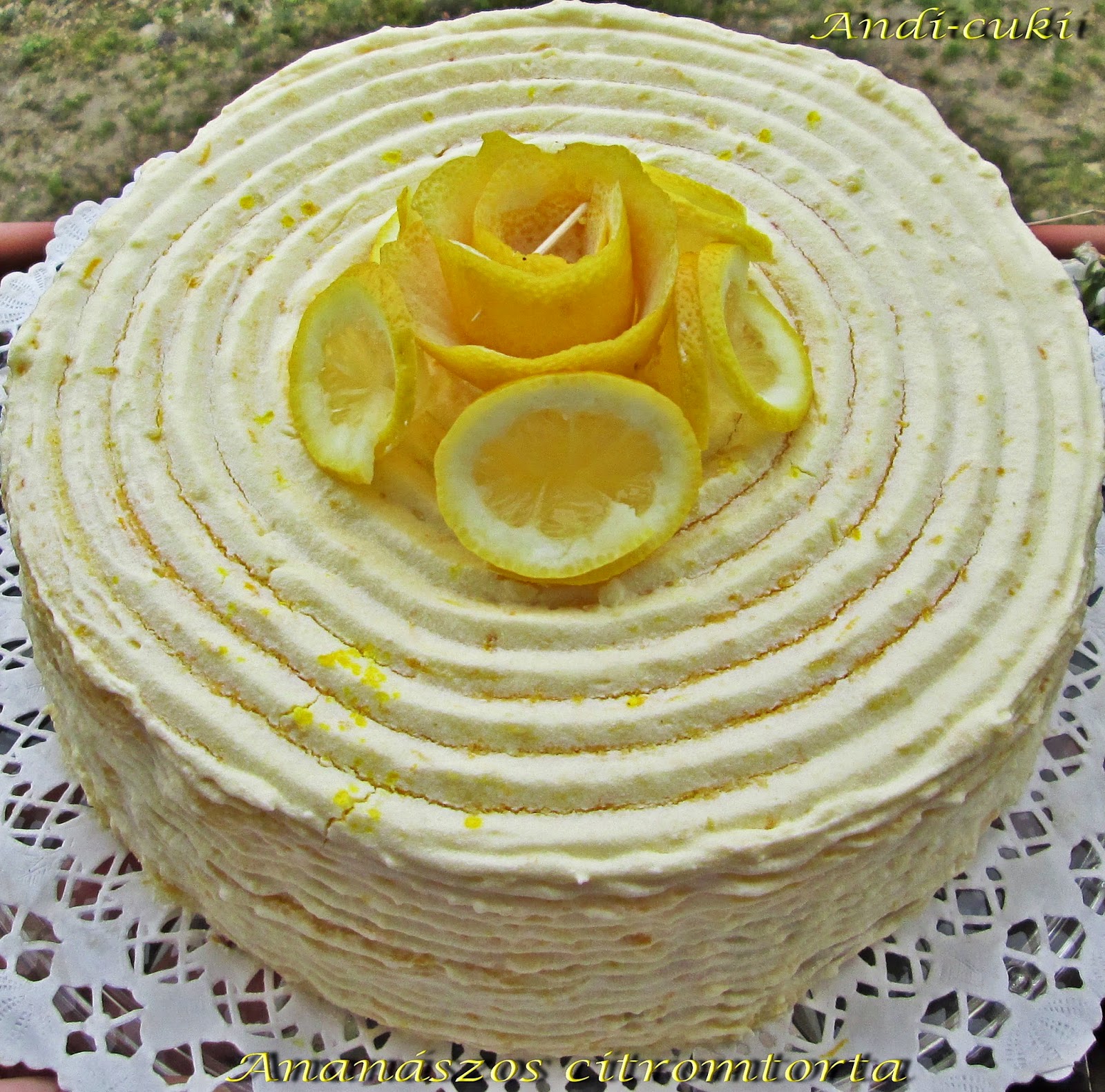 Andi-cuki: Ananászos citromtorta