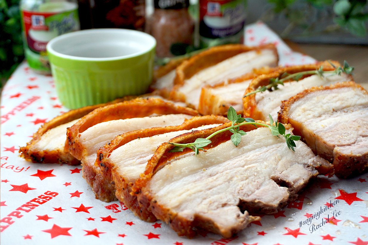 Say My Kitchen: Air Fried Crispy Skin Pork Belly (Sio Bak) 脆皮烧肉
