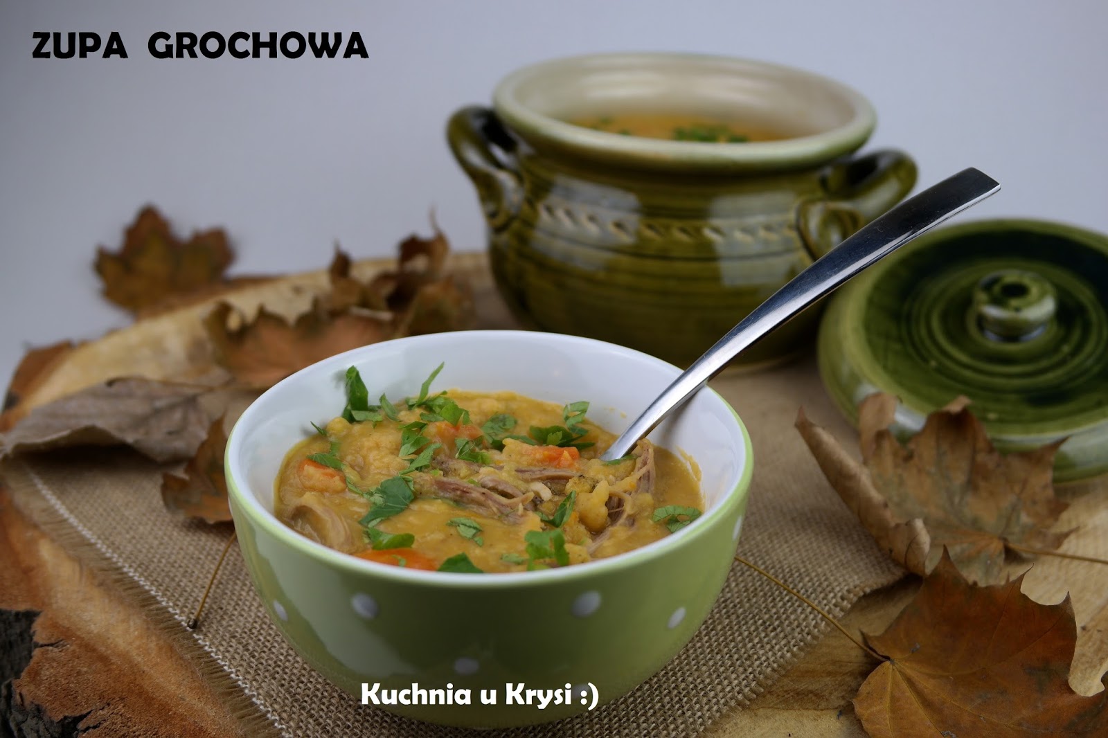 Kuchnia u Krysi : Zupa grochowa na golonce, idealna na jesień