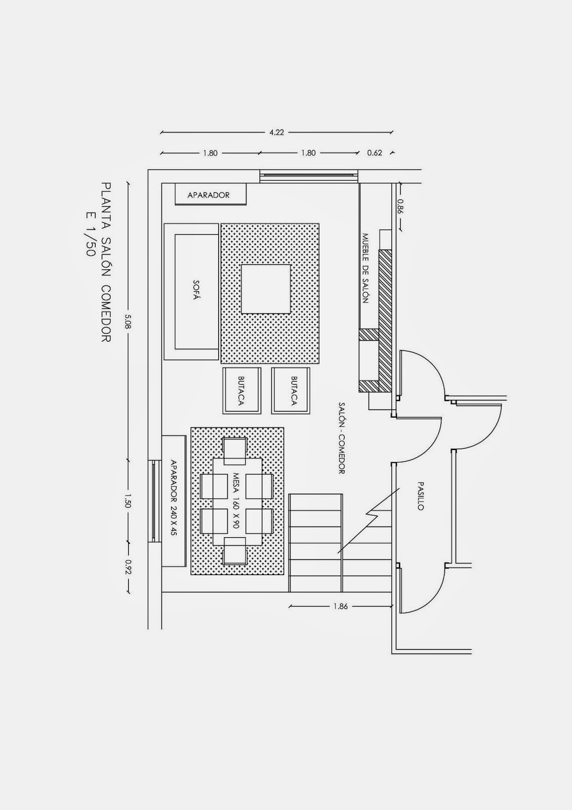 Los hogares que habitamos: Proyecto Renderizado: "Salón-comedor ...