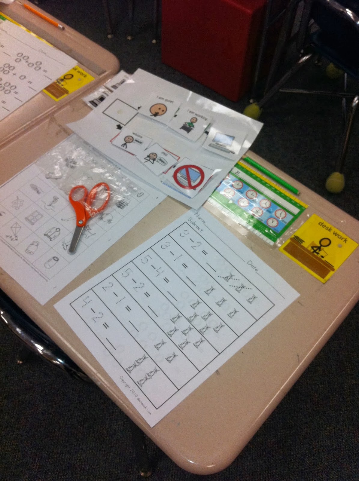 A DAY IN AU {Morning Work} - Teaching Special Thinkers